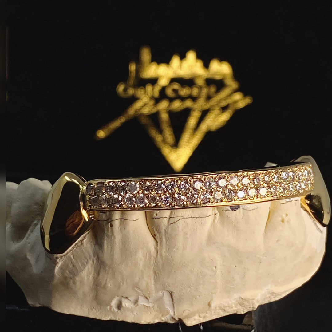 Diamond Double Row Bar – Gulf Coast Jewelz